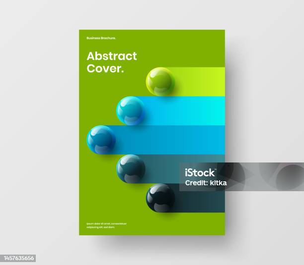 Konsep Desain Vektor A4 Kartu Pos Abstrak Template Brosur Perusahaan