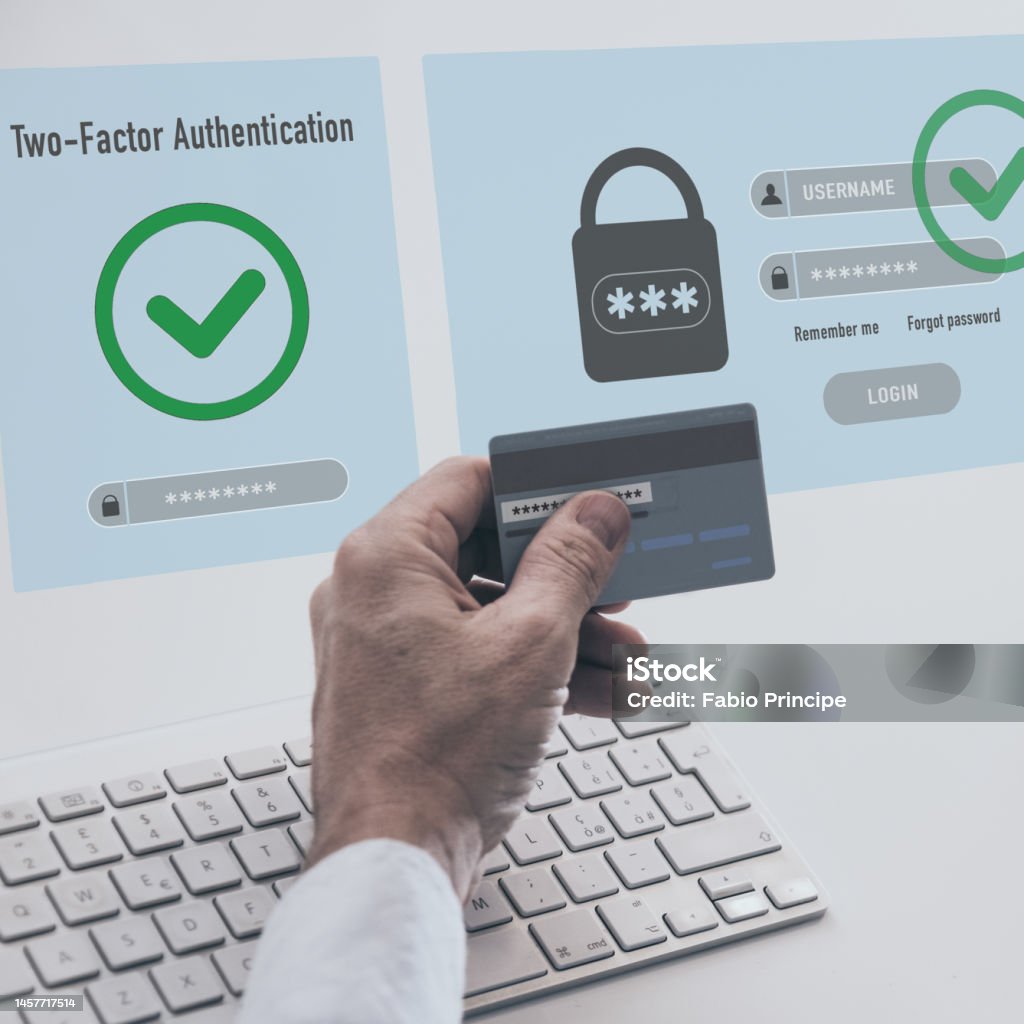 Two Factor Authentication Ensure Protection Identification Concept