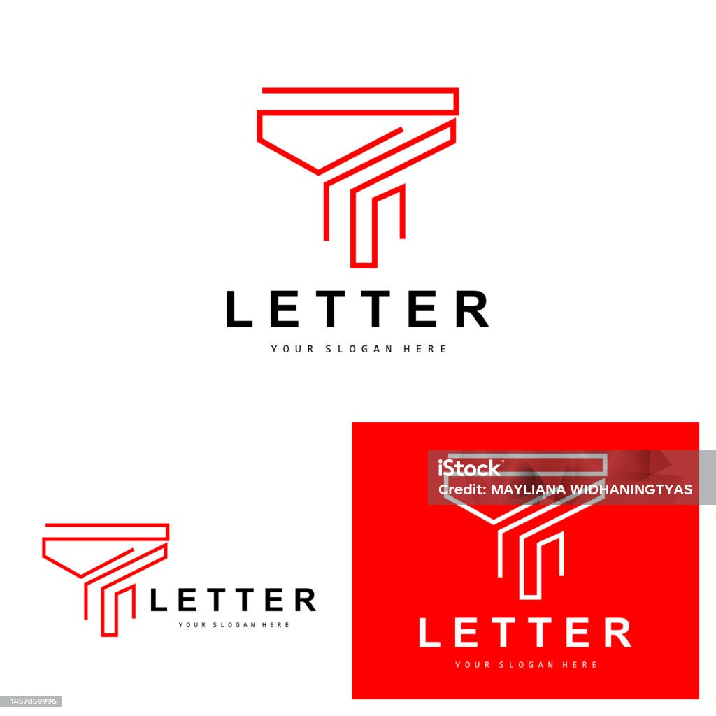 Ilustración De Logotipo De Letra T Vector De Estilo De Letra Moderna Diseño Adecuado Para Marcas