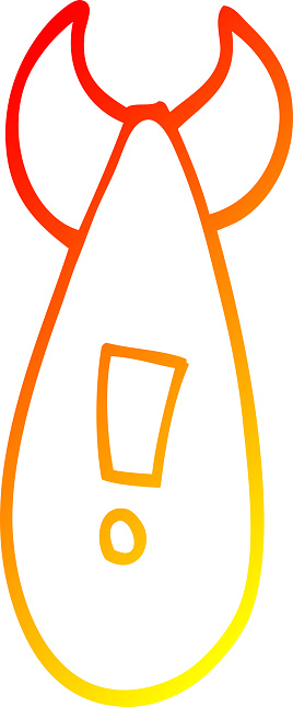 Dessin Au Trait Dégradé Chaud Dune Bombe Atomique De Dessin Animé