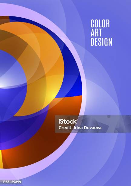 Colorful Abstract Circles Parts Of A Circle Overlay Circles Fashion