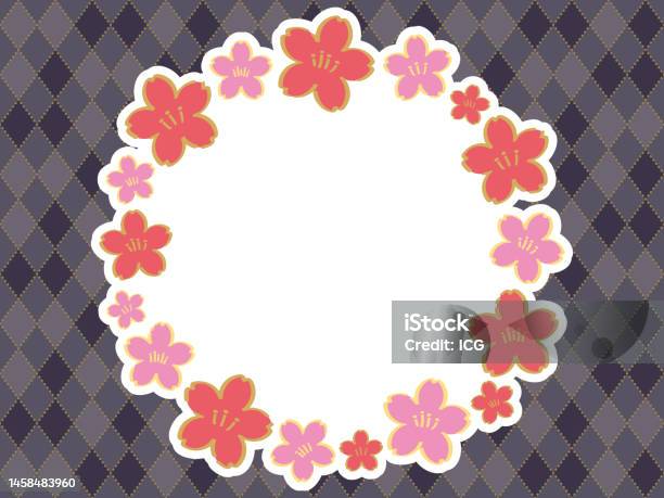Bingkai Lingkaran Bunga Sakura Gaya Yang Digambar Tangan Dan Latar ... Bingkai Lingkaran Bunga Sakura Gaya Yang Digambar Tangan Dan Latar ...