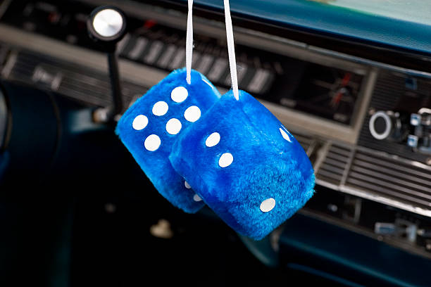 Free Stock Photo of Vintage car interior with fluffy dice | Download ...