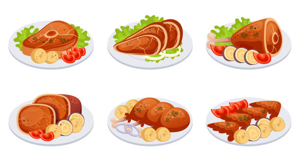 720 Roti De Veau Stock Illustrations Graphiques Vectoriels Libre De