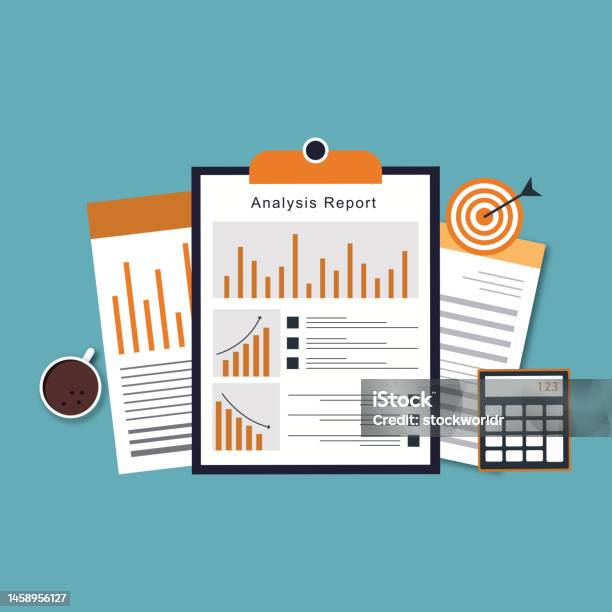 Spanduk Situs Web Desain Garis Datar Analisis Dan Perencanaan Bisnis