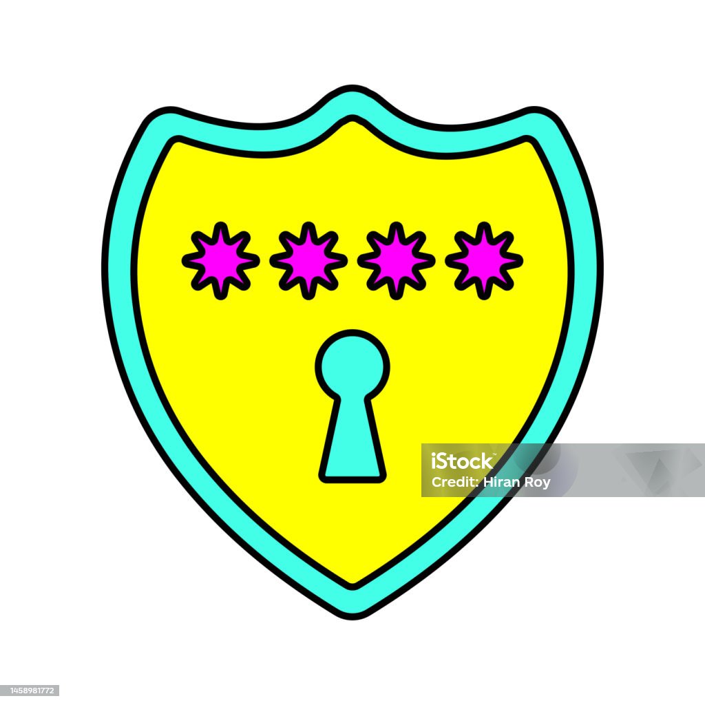 Secret Password Icon Color Vector Graphics Stock Illustration Download Image Now Computer