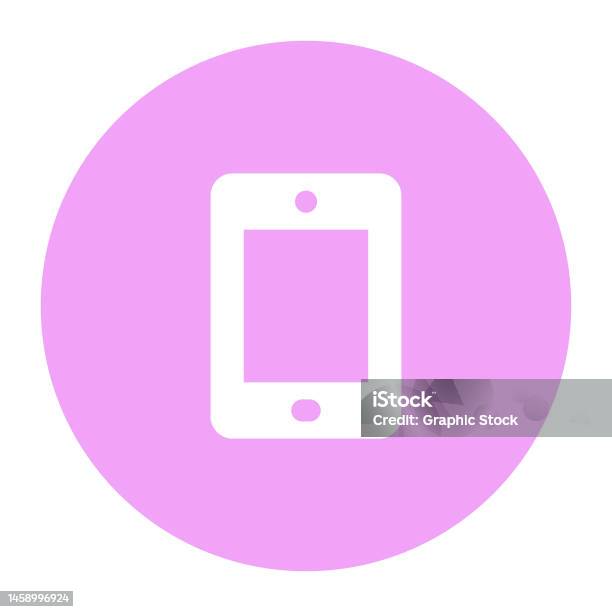 Mobile Vector Design Solid Style User Interface Stock Illustration