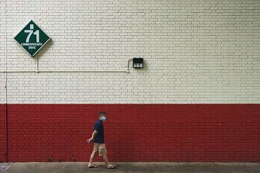 A Man Walking Pass Block 71 Commonwealth Drive Singapore Stock Photo ... A Man Walking Pass Block 71 Commonwealth Drive Singapore Stock Photo ...