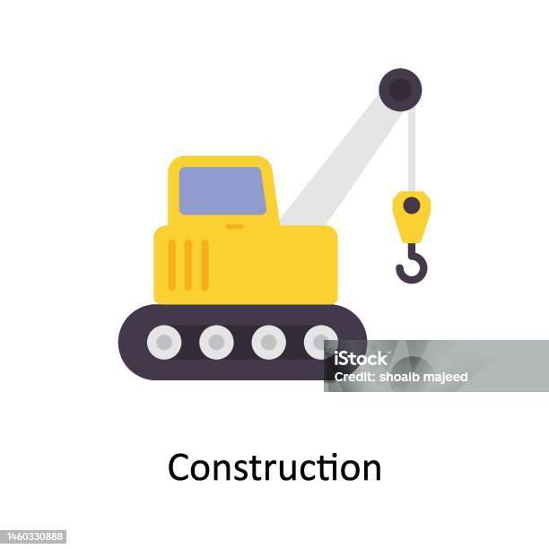 Vektor Konstruksi Flat Icons Ilustrasi Stok Ilustrasi Stok Sederhana