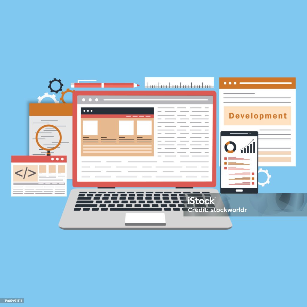 Website App Design Development Technology Software Code Programming Ui