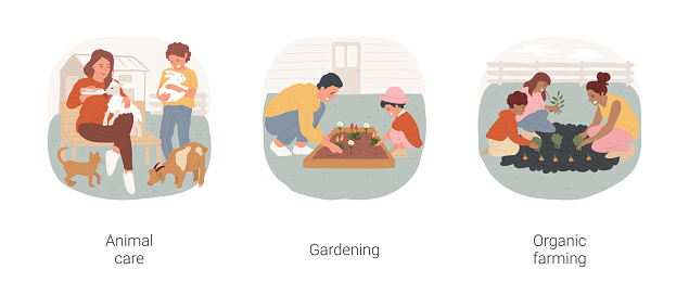 Hobi Yang Berhubungan Dengan Alam Mengisolasi Set Ilustrasi Vektor ... Hobi Yang Berhubungan Dengan Alam Mengisolasi Set Ilustrasi Vektor ...