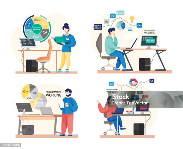 Teknik Dan Pengkodean Programmer Programmer Bekerja Pada Pengembangan ... Teknik Dan Pengkodean Programmer Programmer Bekerja Pada Pengembangan ...