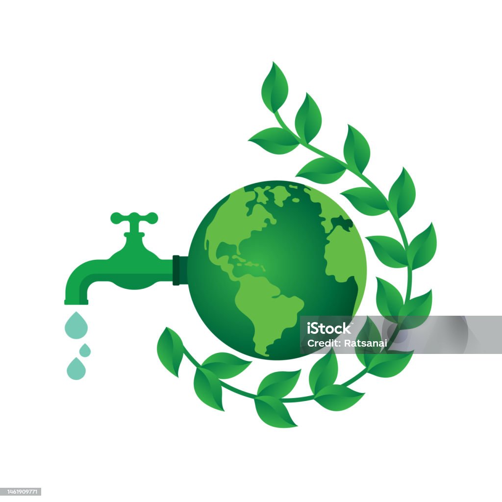 Save Water Save Earth Stock Illustration Download Image Now