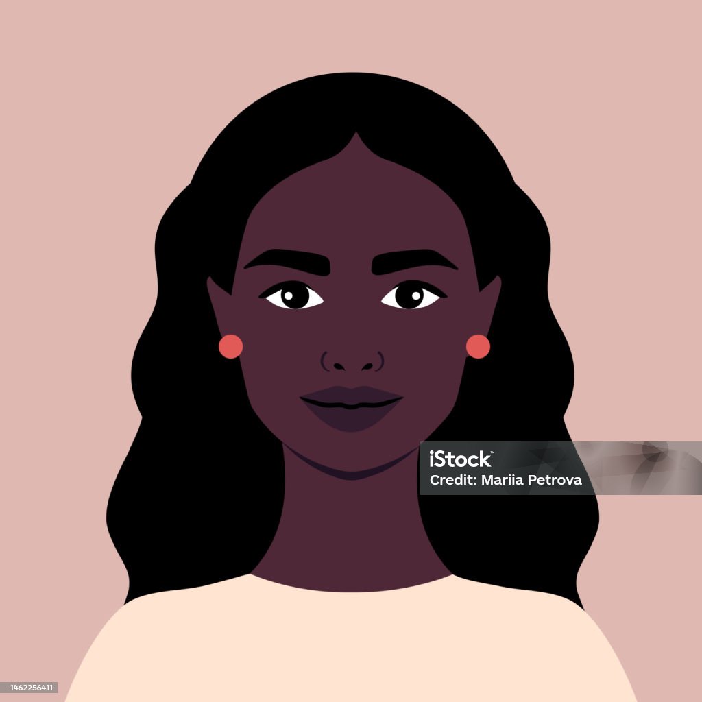 Potret Seorang Wanita Afrika Yang Cantik Potret Wajah Penuh Dalam Gaya ... Potret Seorang Wanita Afrika Yang Cantik Potret Wajah Penuh Dalam Gaya ...