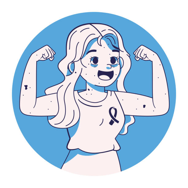 120 Cancer Girl Smile Stock Illustrations Royalty Free Vector