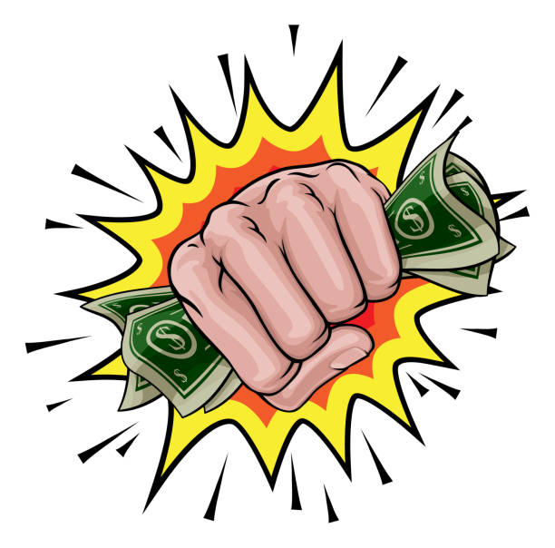 80 Hand Squeezing Money Stock Illustrations Royalty Free Vector