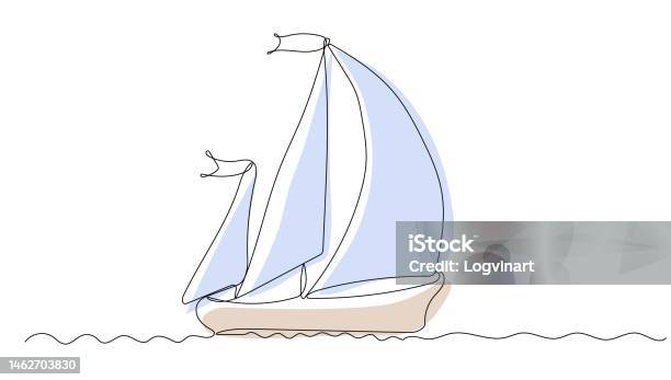 Gambar Satu Baris Terus Menerus Dari Kapal Nelayan Ilustrasi Stok ... Gambar Satu Baris Terus Menerus Dari Kapal Nelayan Ilustrasi Stok ...