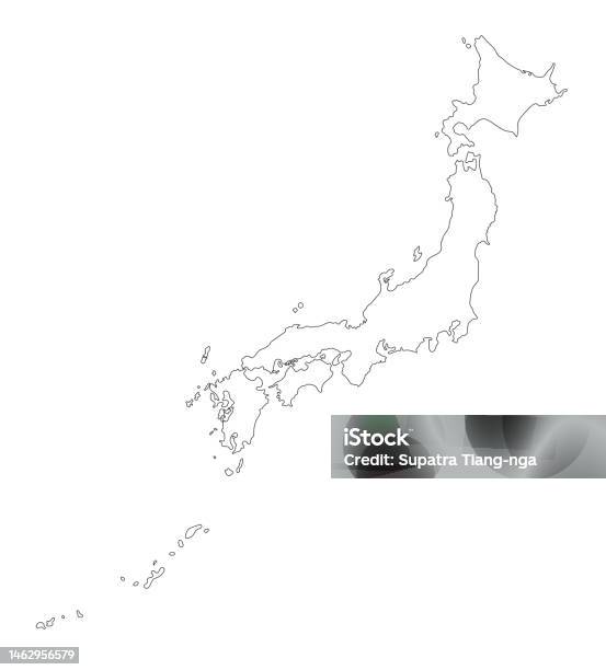 Carte Du Japon Vecteurs Libres De Droits Et Plus Dimages Vectorielles