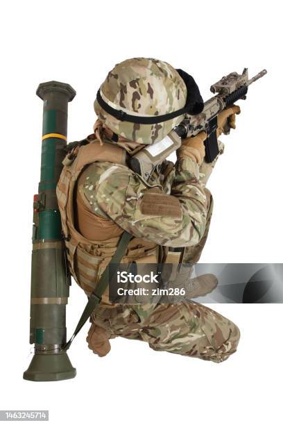 Infantryman With Rocket Grenade Launcher Fire Assault Rifle Stock Photo ... Infantryman With Rocket Grenade Launcher Fire Assault Rifle Stock Photo ...