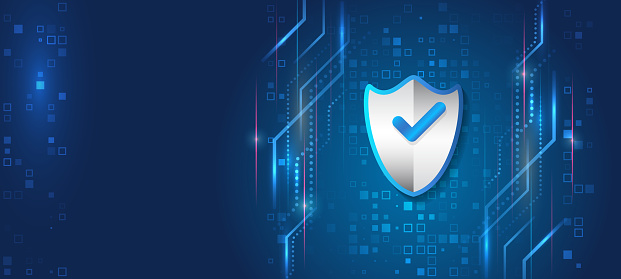 Data Security System Information Or Network Protection Cyber Security And Data Protection Shield