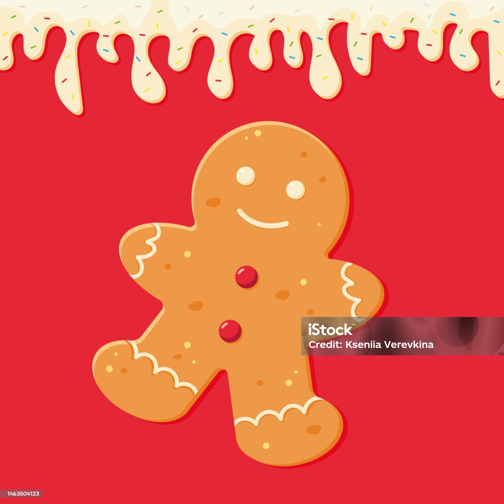 Cute Gingerbread Man Stock Illustration Download Image Now Baked