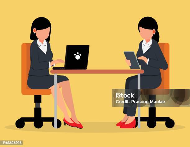 Karyawan Yang Efektif Ide Brainstorming Bisnis Kerja Tim Ilustrasi Stok