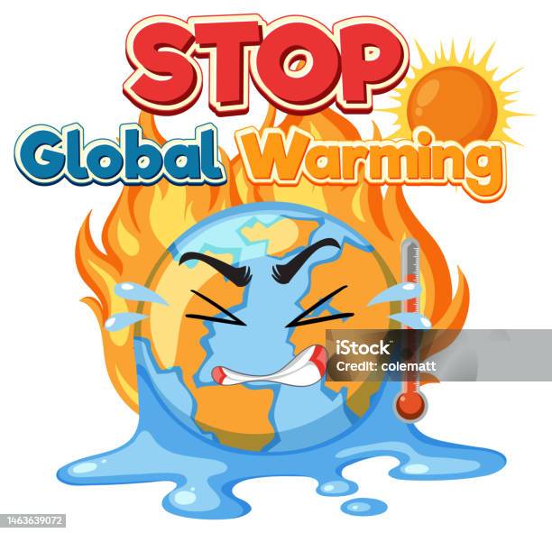 Ilustración de Detener El Concepto De Vector Del Calentamiento Global y ... Ilustración de Detener El Concepto De Vector Del Calentamiento Global y ...