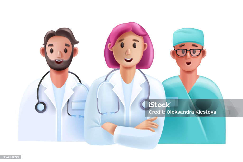 Tim Medis Dokter 3d Tenaga Kesehatan Vektor Wajah Karakter Staf Rumah ... Tim Medis Dokter 3d Tenaga Kesehatan Vektor Wajah Karakter Staf Rumah ...