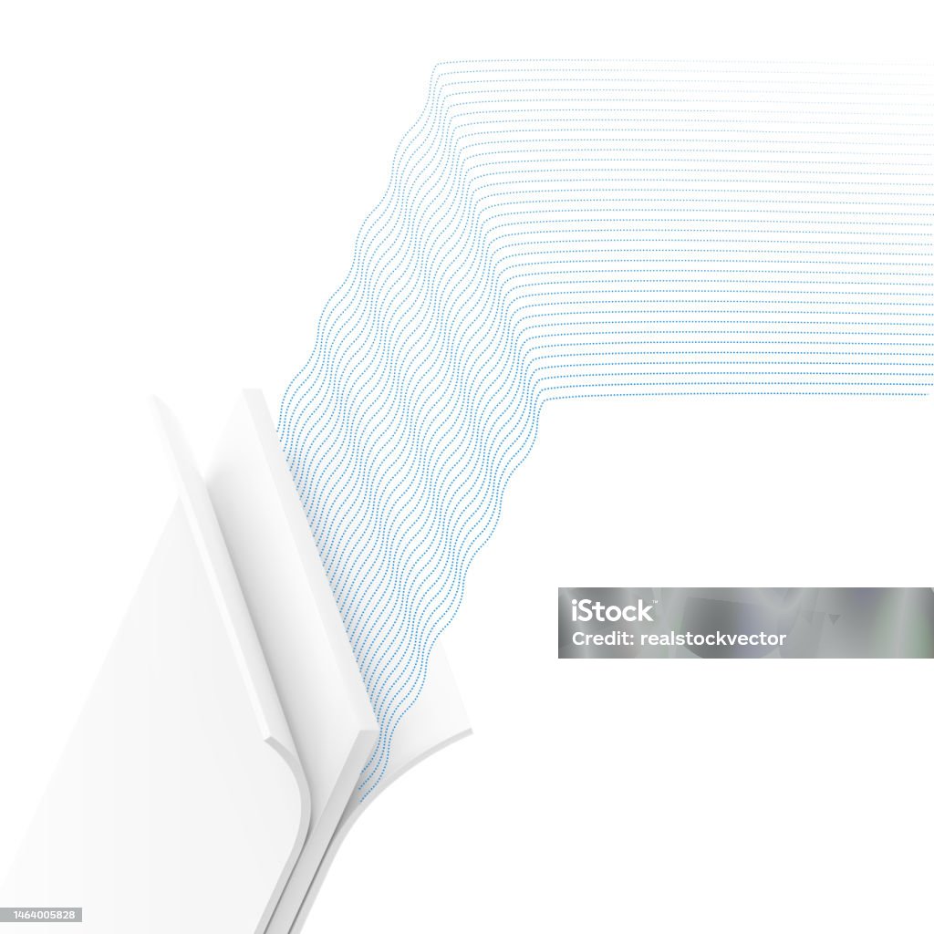 Three Thin Layers With Realistic Shadows Vector Illustration Isolated