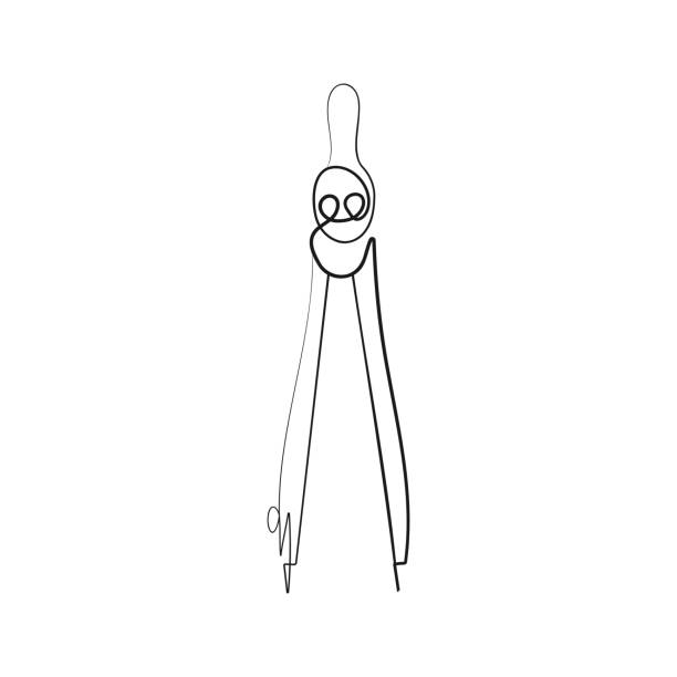 30+ Continuous Line Drawing Compass Stock Photos, Pictures & Royalty ... 30+ Continuous Line Drawing Compass Stock Photos, Pictures & Royalty ...