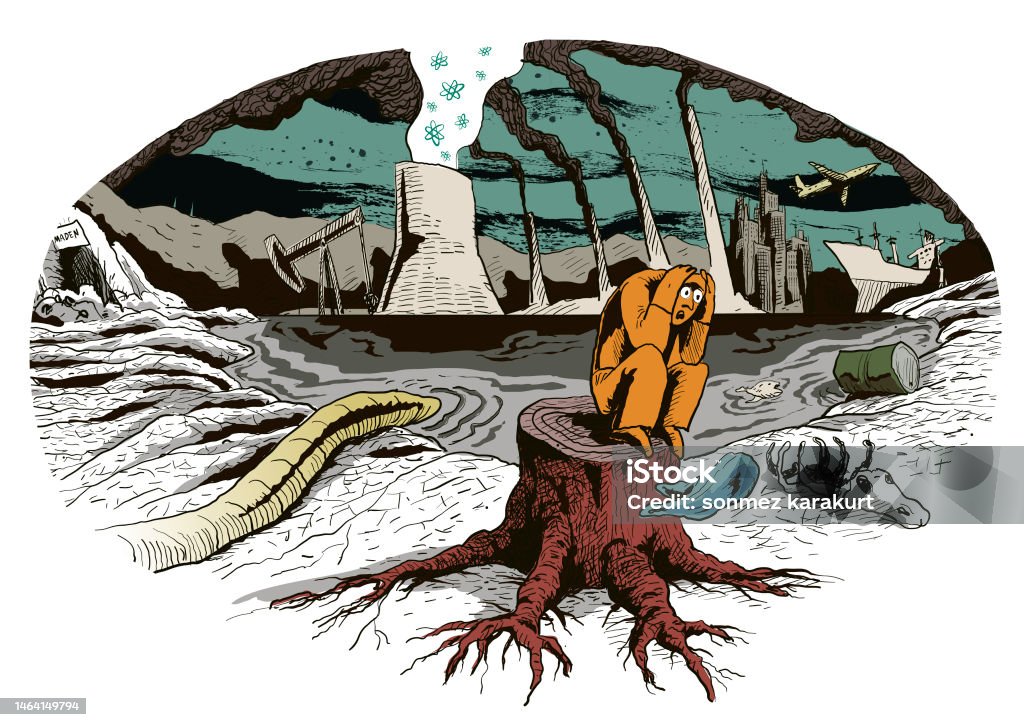 Revenge Of Destroyed Nature Stock Illustration - Download Image Now ... Revenge Of Destroyed Nature Stock Illustration - Download Image Now ...