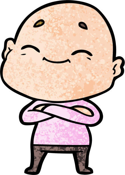 830 Bald Man Smiling Ilustrações Gráficos Vetoriais E Arte Em Clipes Royalty Free Istock