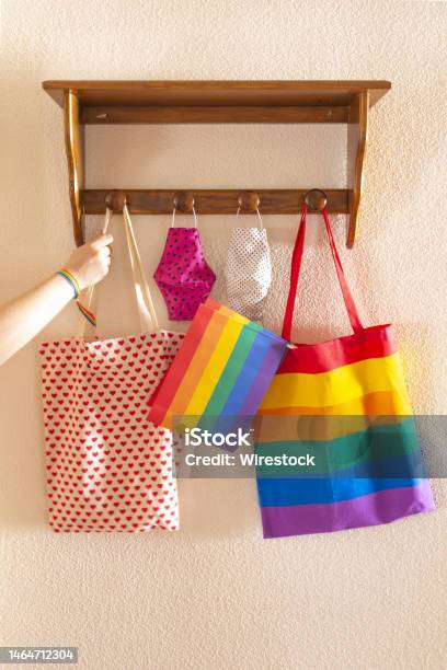 Celebrating Gay Pride During The Covid19 Pandemic Stock Photo ... Celebrating Gay Pride During The Covid19 Pandemic Stock Photo ...