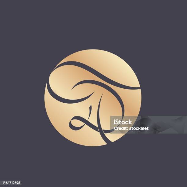 Logo Monogramme Dt Lettre Majuscule Entrelacée D Lettre T Caractères De