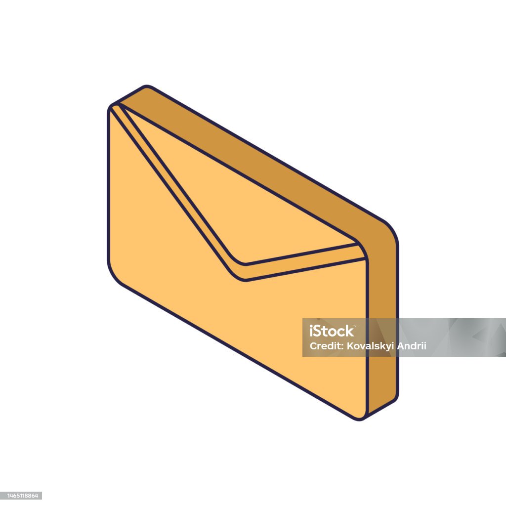 Isometric Letter Ison Message 3d Symbol Email Sending Concept Vector ... Isometric Letter Ison Message 3d Symbol Email Sending Concept Vector ...