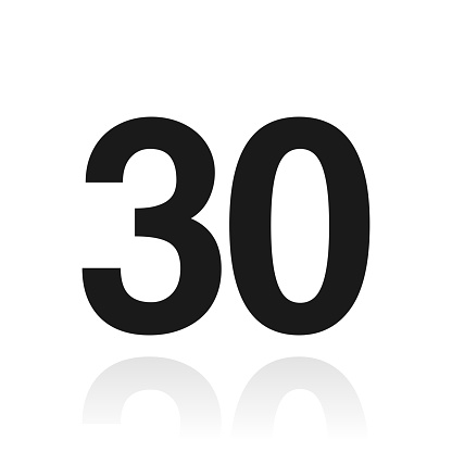 30 Nummer Dreißig Symbol Mit Reflexion Auf Weißem Hintergrund Stock ... 30 Nummer Dreißig Symbol Mit Reflexion Auf Weißem Hintergrund Stock ...