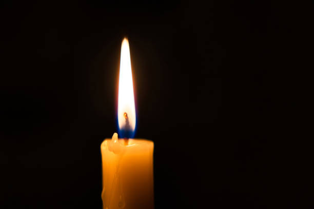 Free Stock Photo of Red candle flame glowing in the dark | Download ...