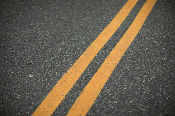 Free Stock Photo of Urban Street With Painted Yellow Line | Download ...