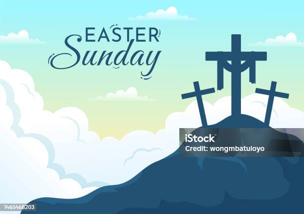Selamat Hari Minggu Paskah Ilustrasi Bersama Yesus Dia Bangkit Dan