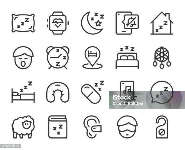 Schlafen Liniensymbole Stock Vektor Art und mehr Bilder von Icon - Icon ... Schlafen Liniensymbole Stock Vektor Art und mehr Bilder von Icon - Icon ...