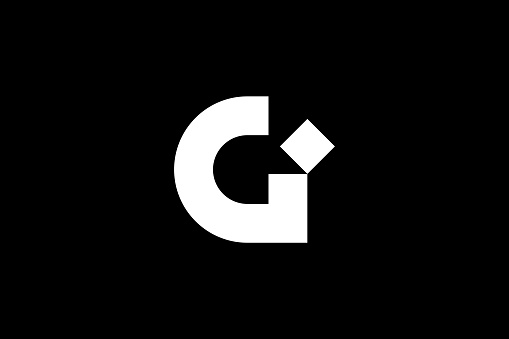 Ig Minimal Icône Dune Lettre Ig Sur Fond De Luxe Idée Basée Sur Les