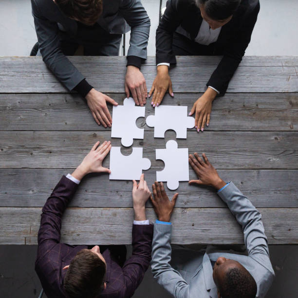 Free Stock Photo of Teamwork Partnership Means Working Together And ...