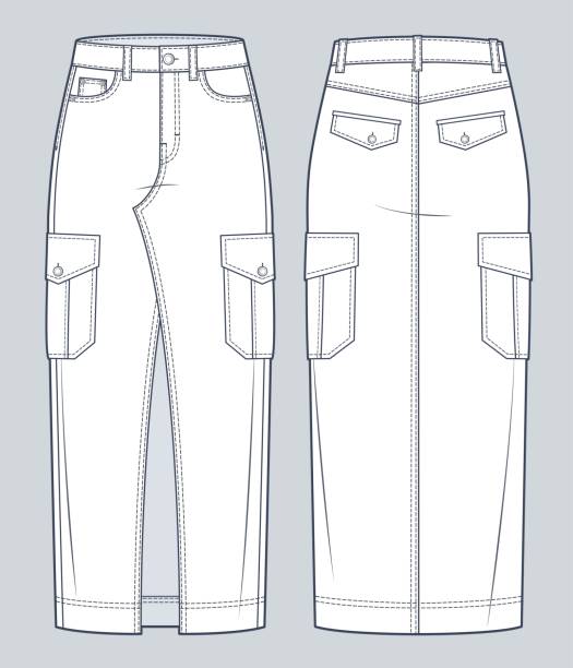 110 Skirt With Slits Stock Illustrations Graphiques Vectoriels Libre