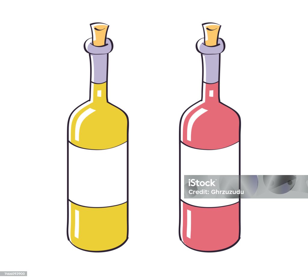 Anggur Putih Dan Botol Anggur Merah Dengan Label Kosong Ilustrasi Stok ... Anggur Putih Dan Botol Anggur Merah Dengan Label Kosong Ilustrasi Stok ...