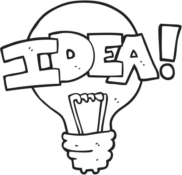 Free Stock Photo of Hand drawing the word idea with lightbulb sketch ...