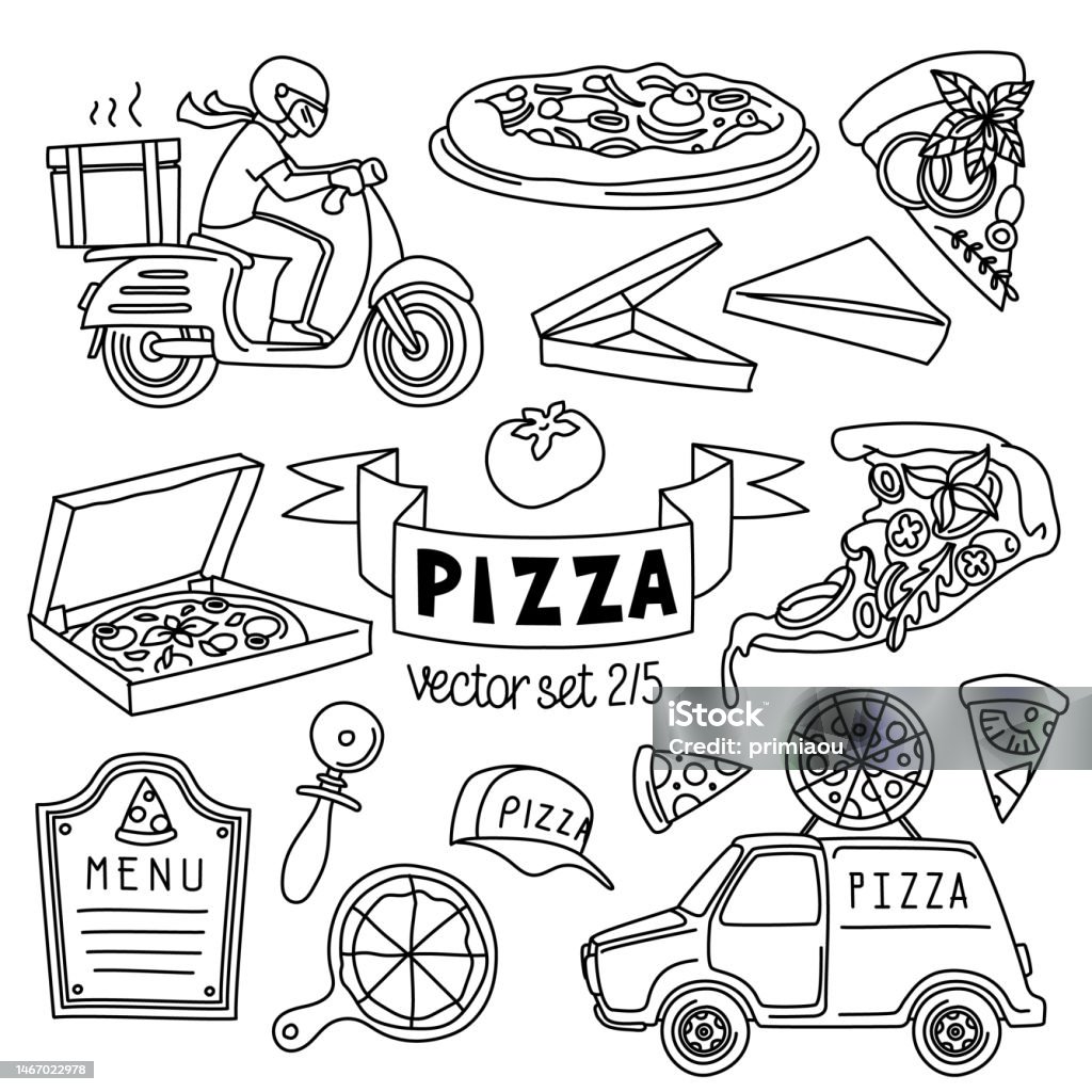 Jeu De Dessins De Vecteurs De Pizza Vecteurs libres de droits et plus d ... Jeu De Dessins De Vecteurs De Pizza Vecteurs libres de droits et plus d ...