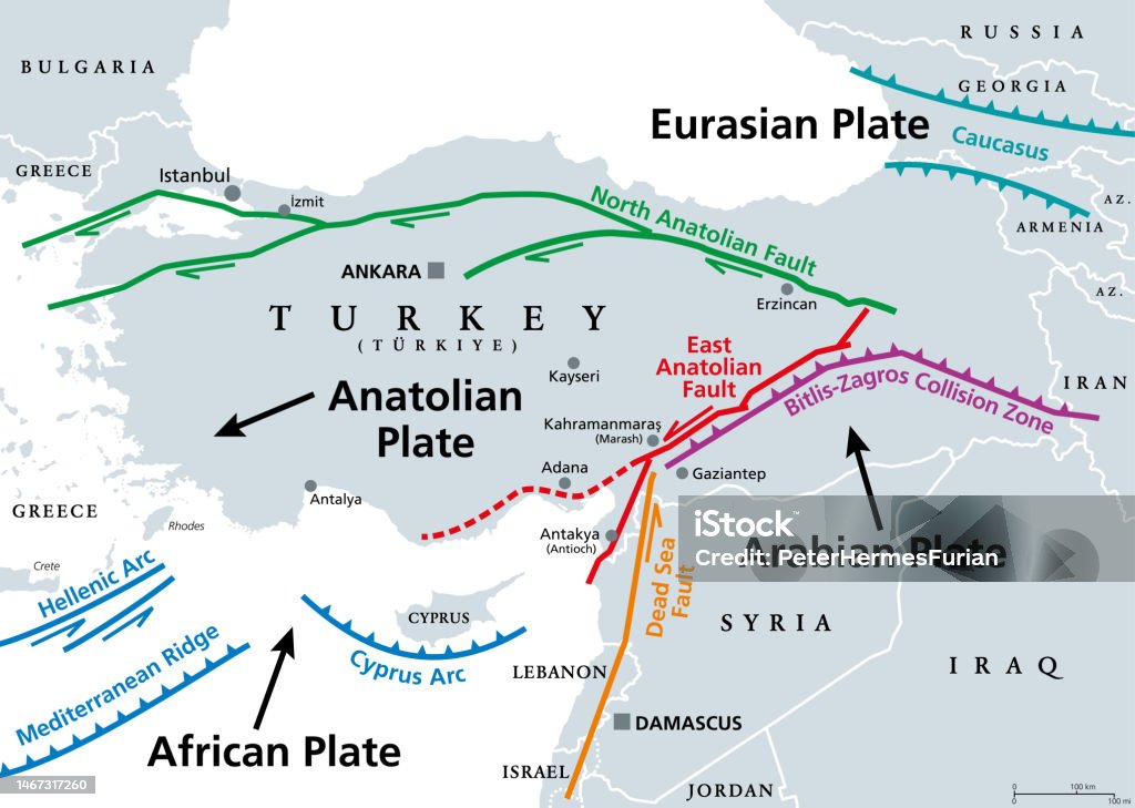 Tektonik Lempeng Anatolia Sesar Anatolia Utara Dan Timur Peta Abuabu ... Tektonik Lempeng Anatolia Sesar Anatolia Utara Dan Timur Peta Abuabu ...
