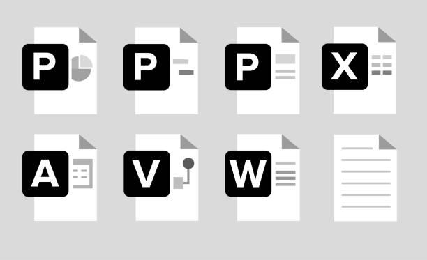 Microsoft Word Icon Black