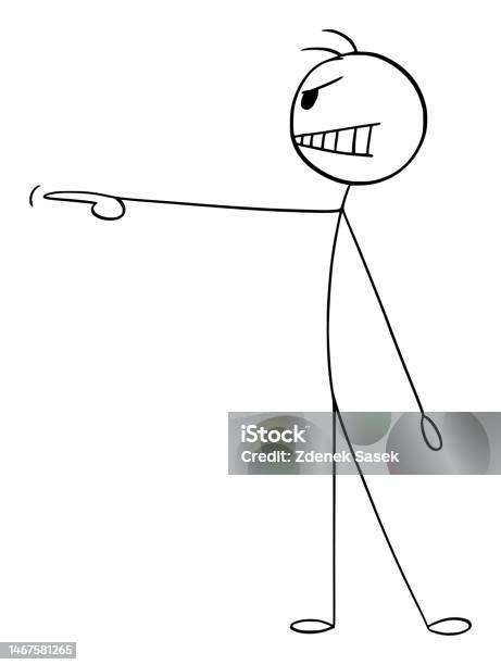 Orang Agresif Atau Marah Menunjuk Sesuatu Ilustrasi Gambar Tongkat ... Orang Agresif Atau Marah Menunjuk Sesuatu Ilustrasi Gambar Tongkat ...