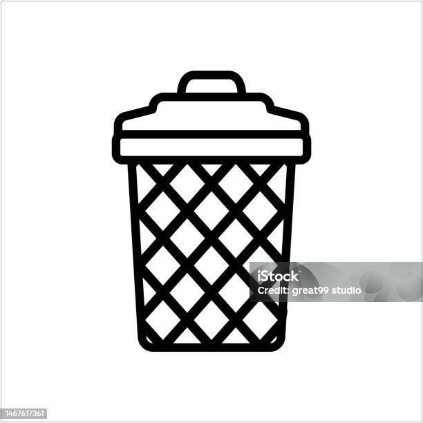 Enseigne De La Poubelle Symbole De Poubelle Panneau Du Conteneur